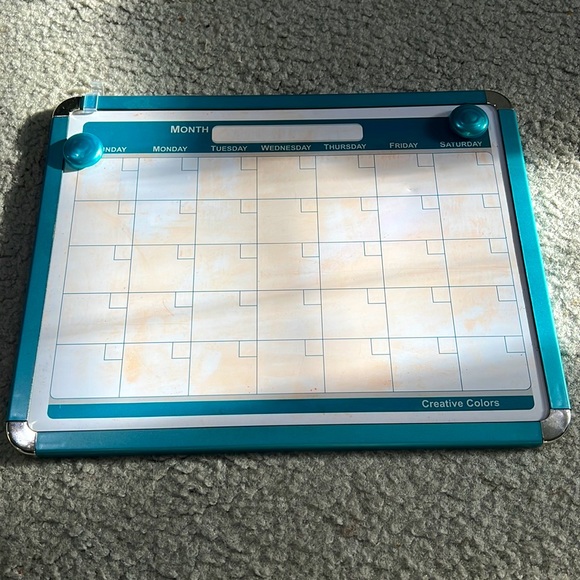 creative colors | Office | Small Calendar White Board | Poshmark